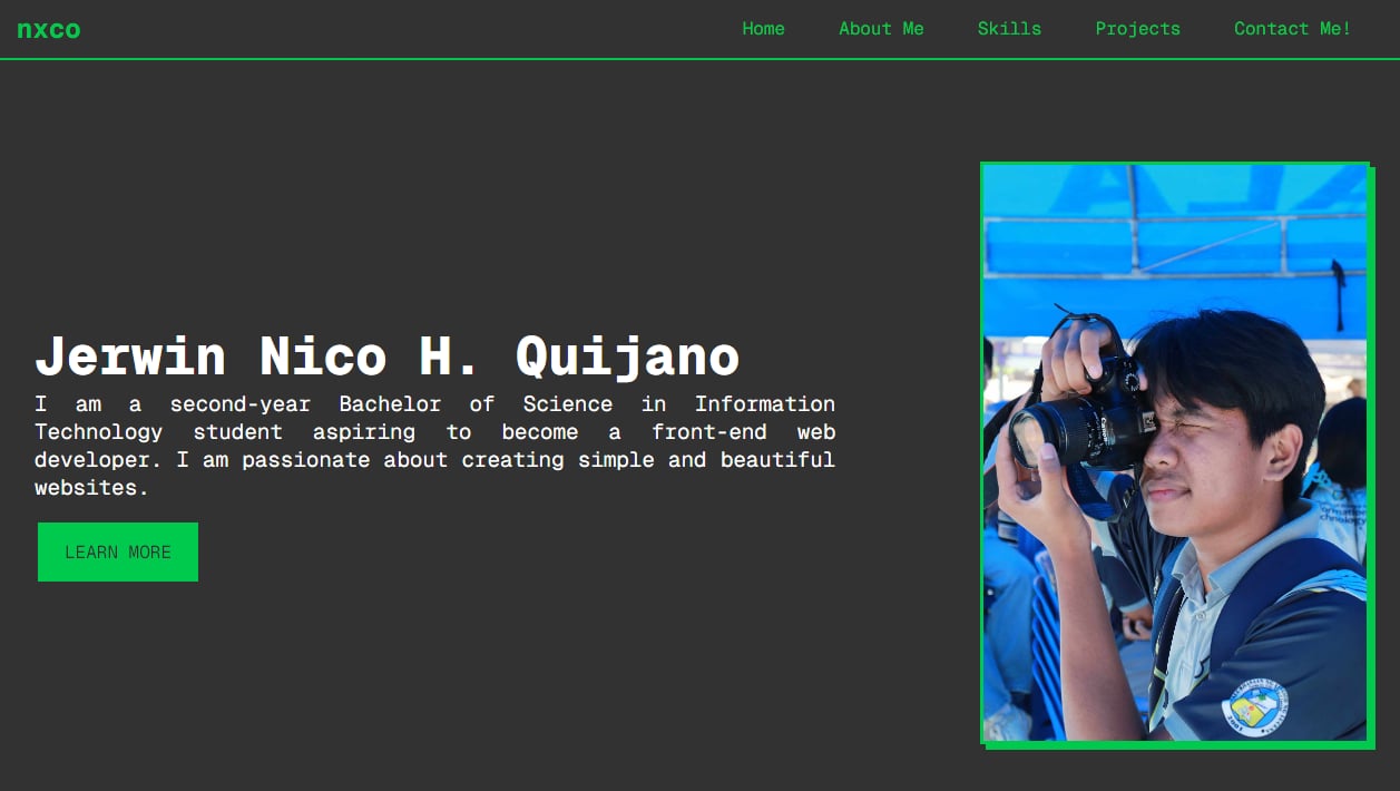 Portfolio ni Jarwin!